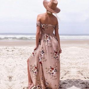 Swim | Newboho Floral Long Beach Maxi Dress | Poshmark